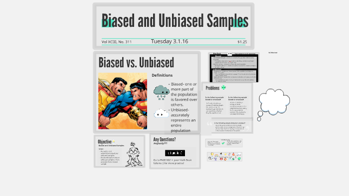 Unbiased and Biased samples_Chapter 10 lesson 2 by Kathy Young-Pratl on ...