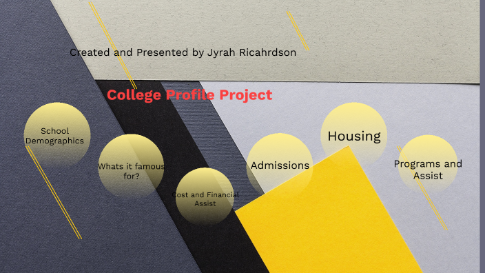 College Profile Project by Jyrah Richardson on Prezi
