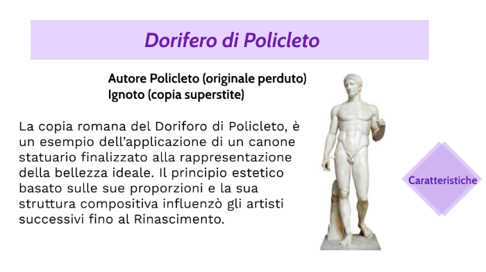Doriforo di Policleto by Sveva Labriola on Prezi