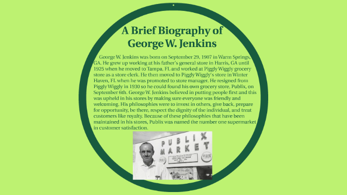 George W. Jenkins: A Legacy of Innovation and Community