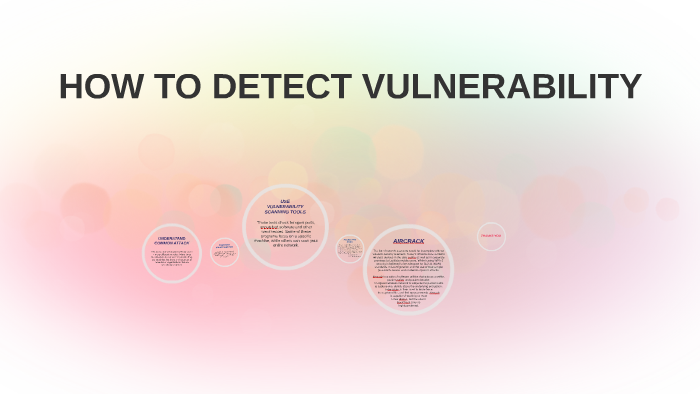 HOW TO DETECT VULNERABILITY by Wahidah Ismail on Prezi