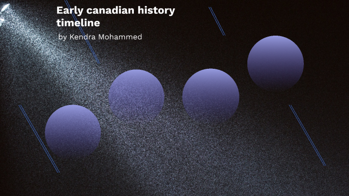 Early Canadian history timeline by Kendra mohammed on Prezi