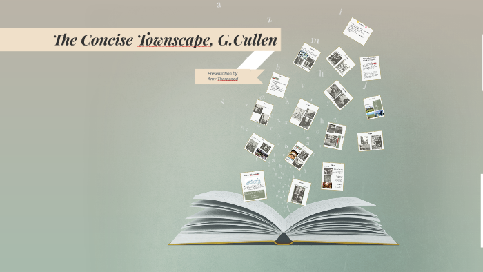 The Concise Townscape, Gordon Cullen by Amy Thorogood on Prezi