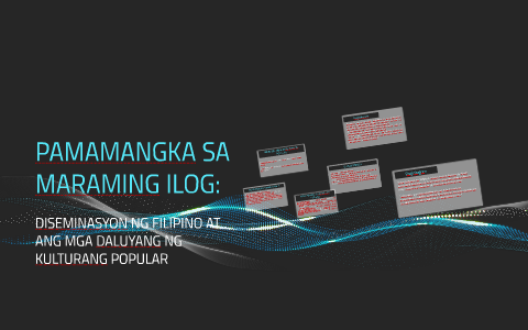 PAMAMANGKA SA MARAMING ILOG by Jamie Flores on Prezi