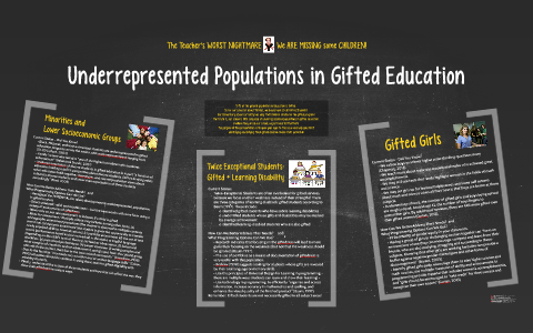 Underrepresented Populations in Gifted Education by Carol Cobb on Prezi