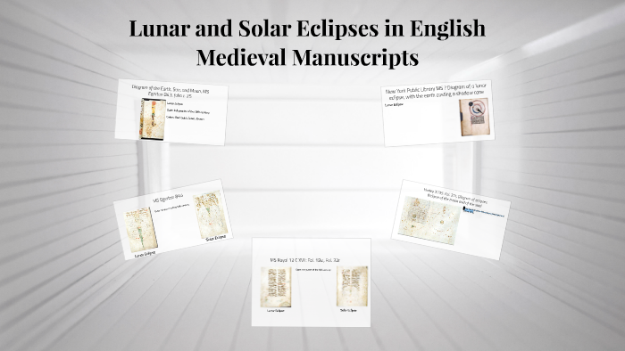 Lunar and Solar Eclipses in English Medieval Manuscripts by Gillian ...