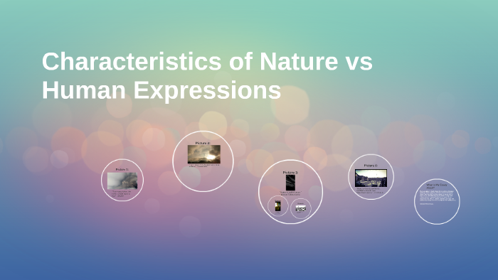 Characteristics of Nature vs Human Expressions by Areej Ansari