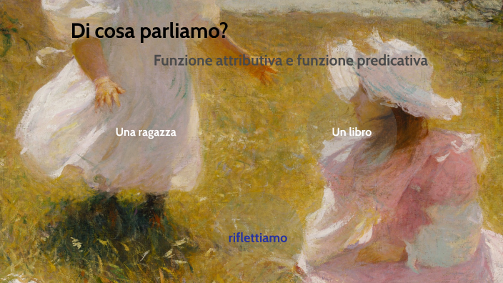 Attributiva o predicativa? by Lino Parodi on Prezi