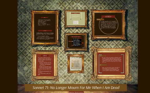 Sonnet 71 William Shakespeare By Sabrina Villanueva On Prezi