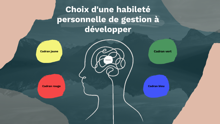 Choix D Une Habileté Personnelle De Gestion à Développer By Kellie Ann