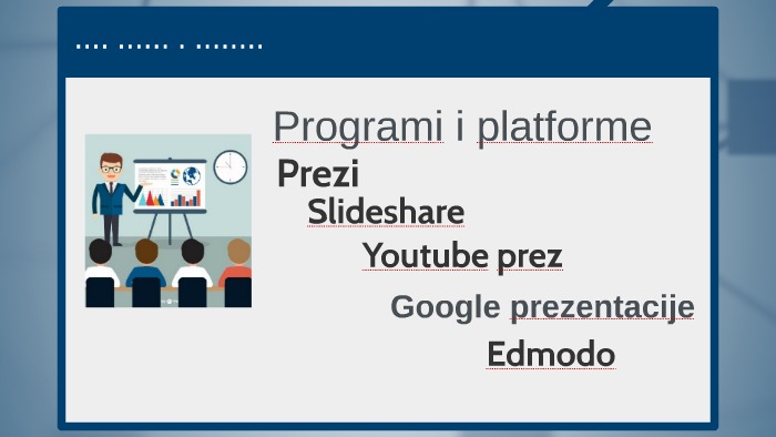 Online prezentacija, programi i platforme by Aleksandar Milicevic on Prezi