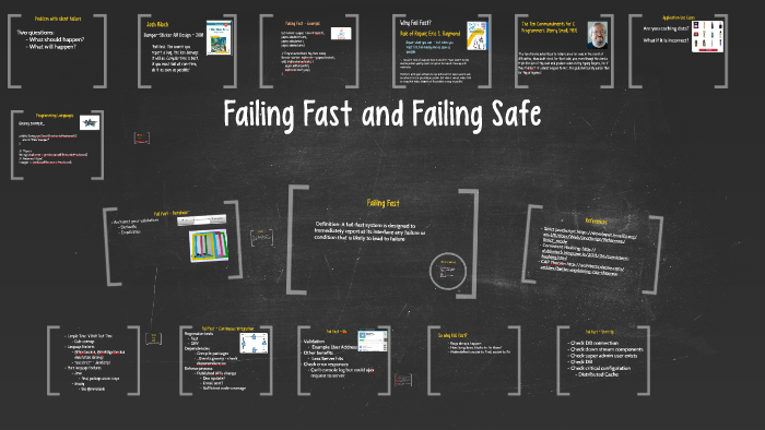 Software Engineering Failure techniques by Alex Staveley on Prezi