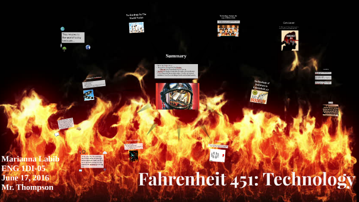 Fahrenheit 451: Technology by Marianna Labib on Prezi