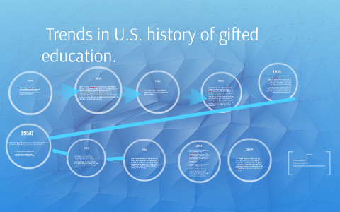 trends in U.S. history of gifted education. by Luke Wagner on Prezi
