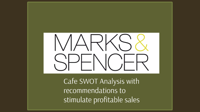 Cafe SWOT Analysis with recommendations to stimulate profita by ...