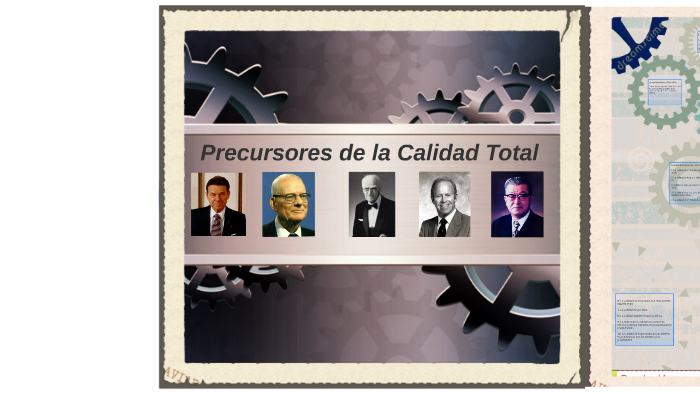 Precursores y filosofias de la Calidad Total by Erick Loredo on Prezi