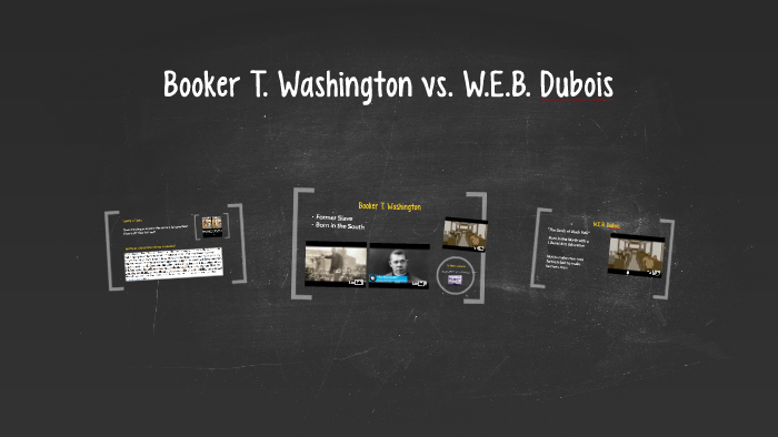 Booker T. Washington vs. W.E.B. Dubois by Phillip Zamora