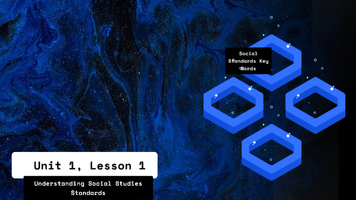 Unit 1 Lesson 1: Requirements of Social Studies Standards by Zachary ...