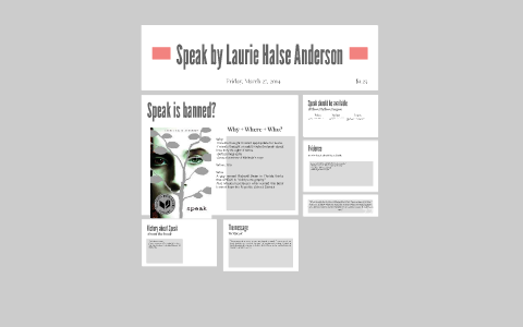Speak by Laurie Halse Anderson by Maggie Hoang on Prezi