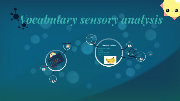 Vocabulary sensory analysis by Wendy guio on Prezi