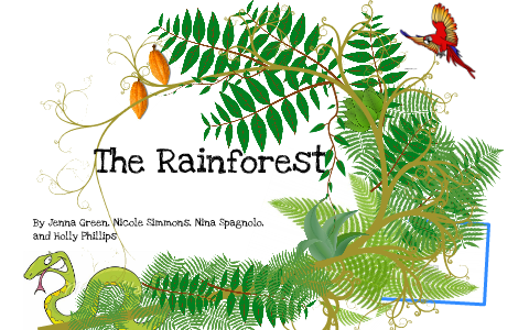 Cover Page for Rainforest Lesson Plan by Jenna Green on Prezi