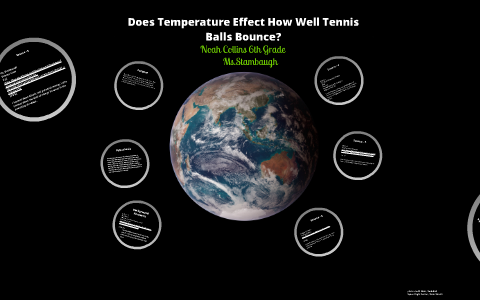 Does Temperature Effect How Well Tennis Balls Bounce? by Noah Collins ...