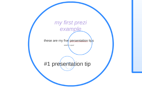 my first prezi example by Deb Tilton on Prezi