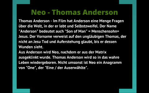 Matrix - Neo Jesus by Martin Carl on Prezi