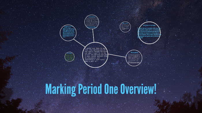 Marking Period One Overview! by Nellie McDaniel on Prezi
