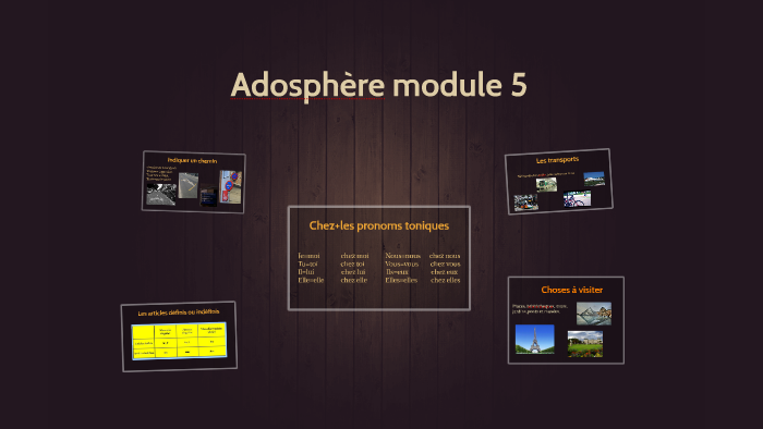 Adosphère module 5 by Iván Sánchez on Prezi
