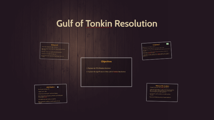 Gulf of Tonkin Resolution by Kevin Buckert