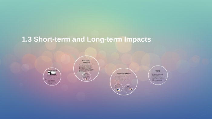 1.3 Short-term and Long-term Impacts by Nidhi Patel on Prezi