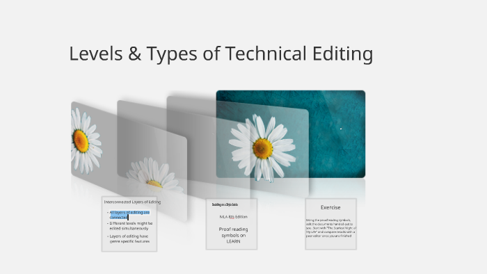 Levels & Types of Technical Editing by Clive Forrester on Prezi