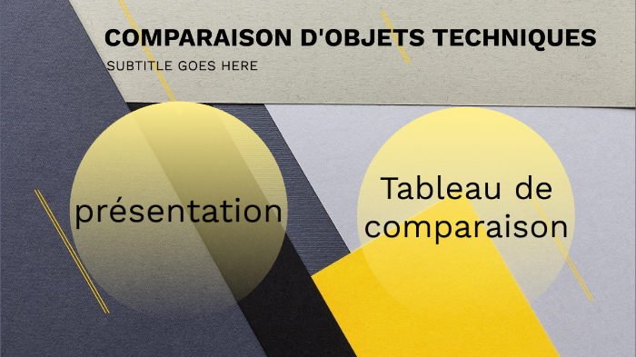comparaison d'objets techniques by Khadidjatou Diouf on Prezi