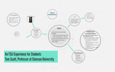 An FSLI Experience for Students by Tom Scott on Prezi