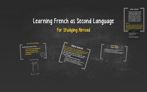 Learning French as Second Language by Andrew Caridi on Prezi
