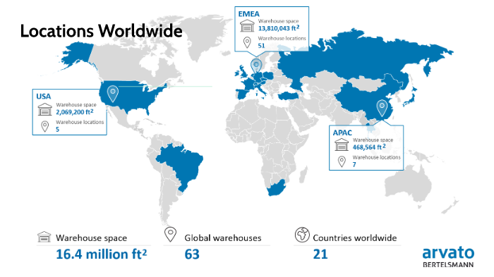 Arvato Worldwide Locations by arvato North America on Prezi