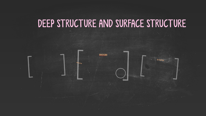 DEEP STRUCTURE AND SURFACE STRUCTURE by HANANI WAN on Prezi