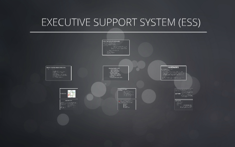 EXECUTIVE SUPPORT SYSTEM (ESS) by Unico Hijo on Prezi