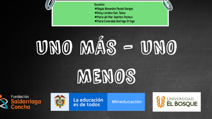 UNO MÁS - UNO MENOS by angie nicol on Prezi