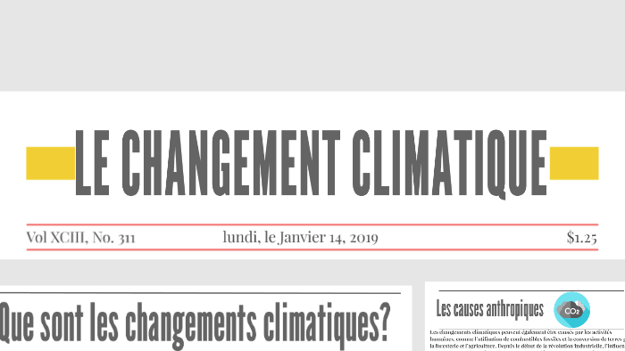 Le Changement Climatique by Zoe Keefe on Prezi