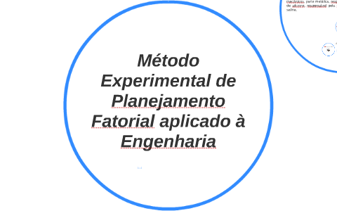Planejamento Fatorial aplicado à Engenharia by Luiza Araujo on Prezi