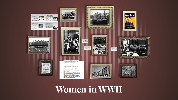 Essential Question: How did women’s roles in WWII change the by Reese ...