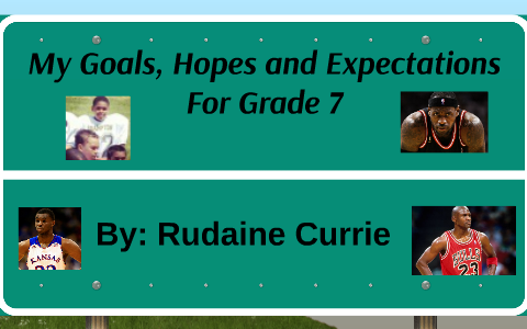 My goals, hopes and expectations For Grade 7 by Rudaine Currie on Prezi