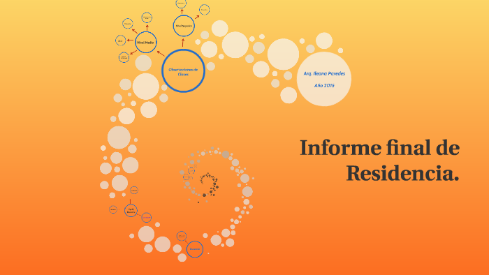 Informe final de Residencia. by Lu Carlucci on Prezi Next