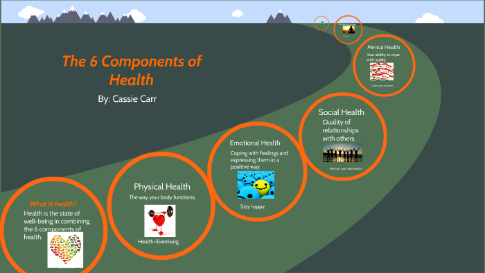 The 6 Components of Health by Cassie Carr