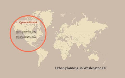 Urban planning in washington DC by
