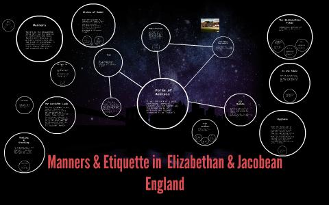 Manners & Etiquette in The Elizabethan & Jacobean England by Joshua ...