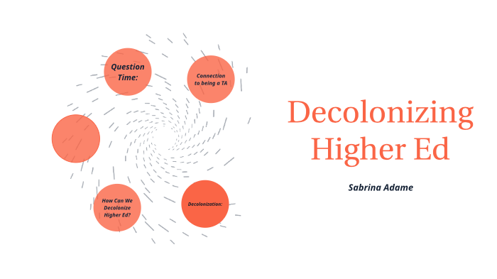 Decolonizing Higher Ed by sabrina adame on Prezi