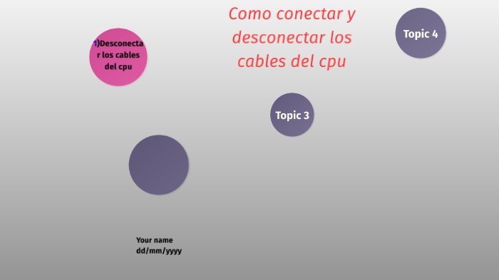 Como conectar y desconectar los cables del cpu by kimberly Jara on Prezi
